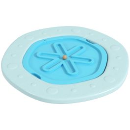 ZONEKIZ Two In One Balance Board, Kids Wobble Board with Ball Blue