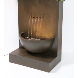 Aqua Creations Molfetta Zinc Metal Modern Metal Water Feature
