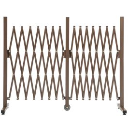 Outsunny Expanding Trellis Fence Freestanding Movable Fence Foldable ...