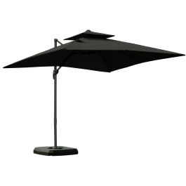 Outsunny Cantilever Parasol 360 Degree Rotation Angle Adjustment ...