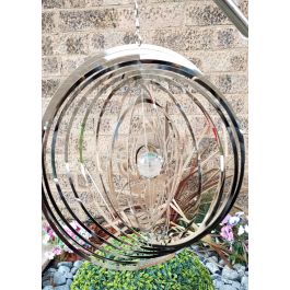 Stainless Steel Lotus Wind Spinner
