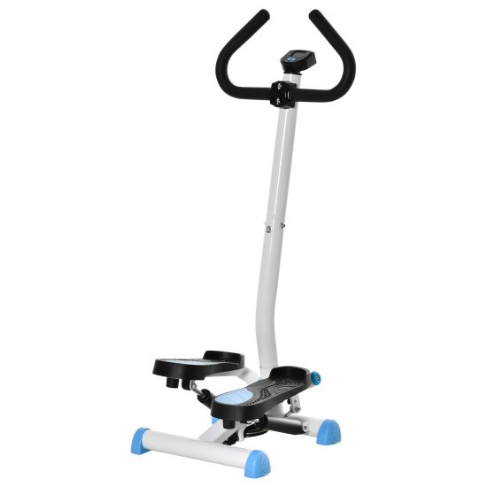 HOMCOM Twister Stepper, Step Machine with Adjustable Resistance, LCD ...