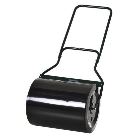 Outsunny ?50cm Steel Garden Lawn Roller Push Pull w/ Fillable Cylinder ...