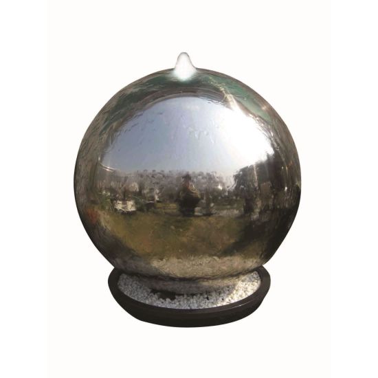 Aqua Creations Algiers Stainless Steel Modern Metal Water Feature